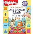 Write-On Wipe-Off Let's Practice Math (Highlights Write-On Wipe-Off Fun ...
