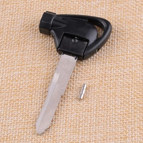 Key Blank Motorcycle Black Uncut Keyblade For Mopeds Chinese Scooter ...