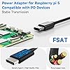Smraza 27W USB-C Power Supply Compatible with Raspberry Pi 5, PD ...