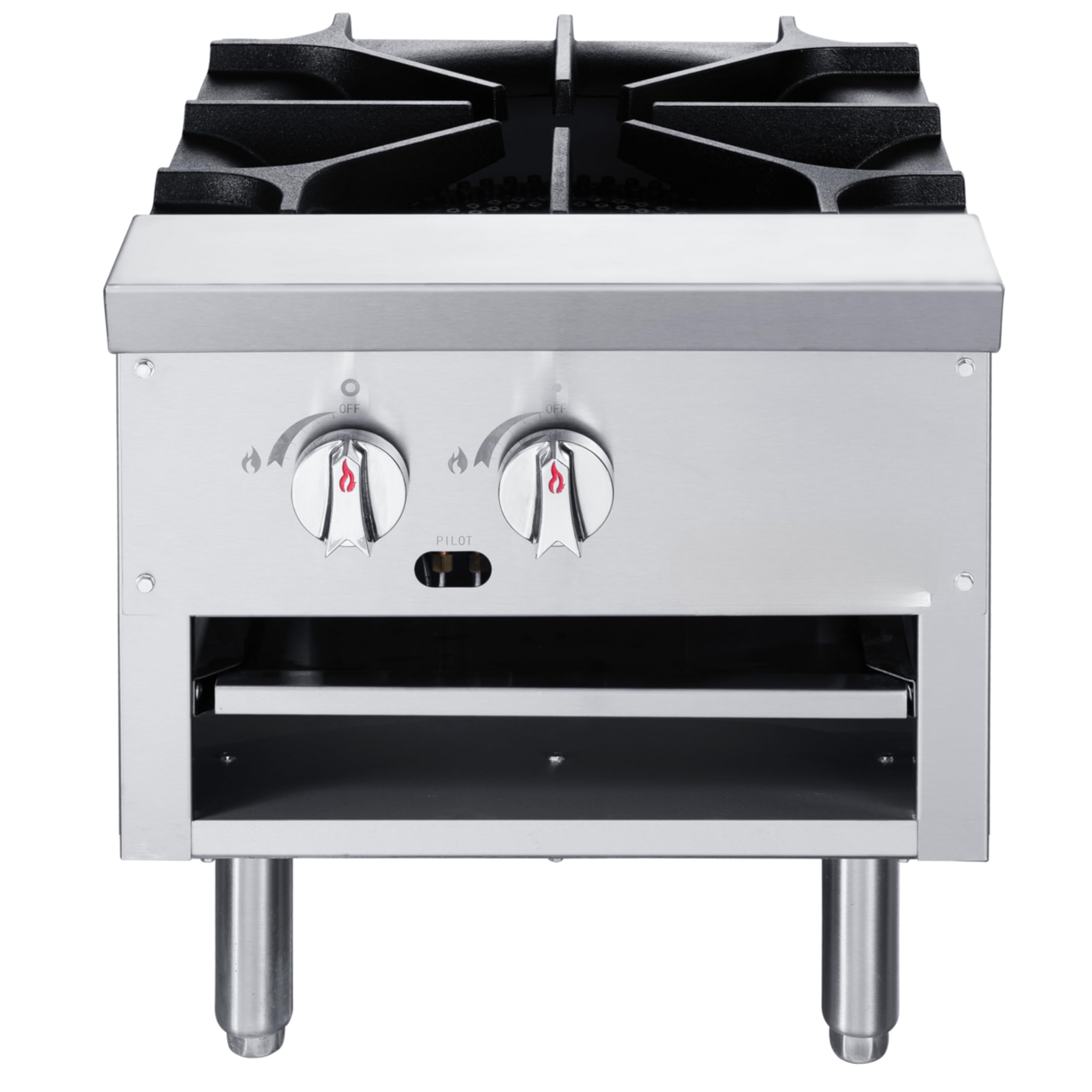 A-to-Z Supply 289-DCSPB1 18" Gas Stock Pot Range, 3-Ring Cast Iron ...