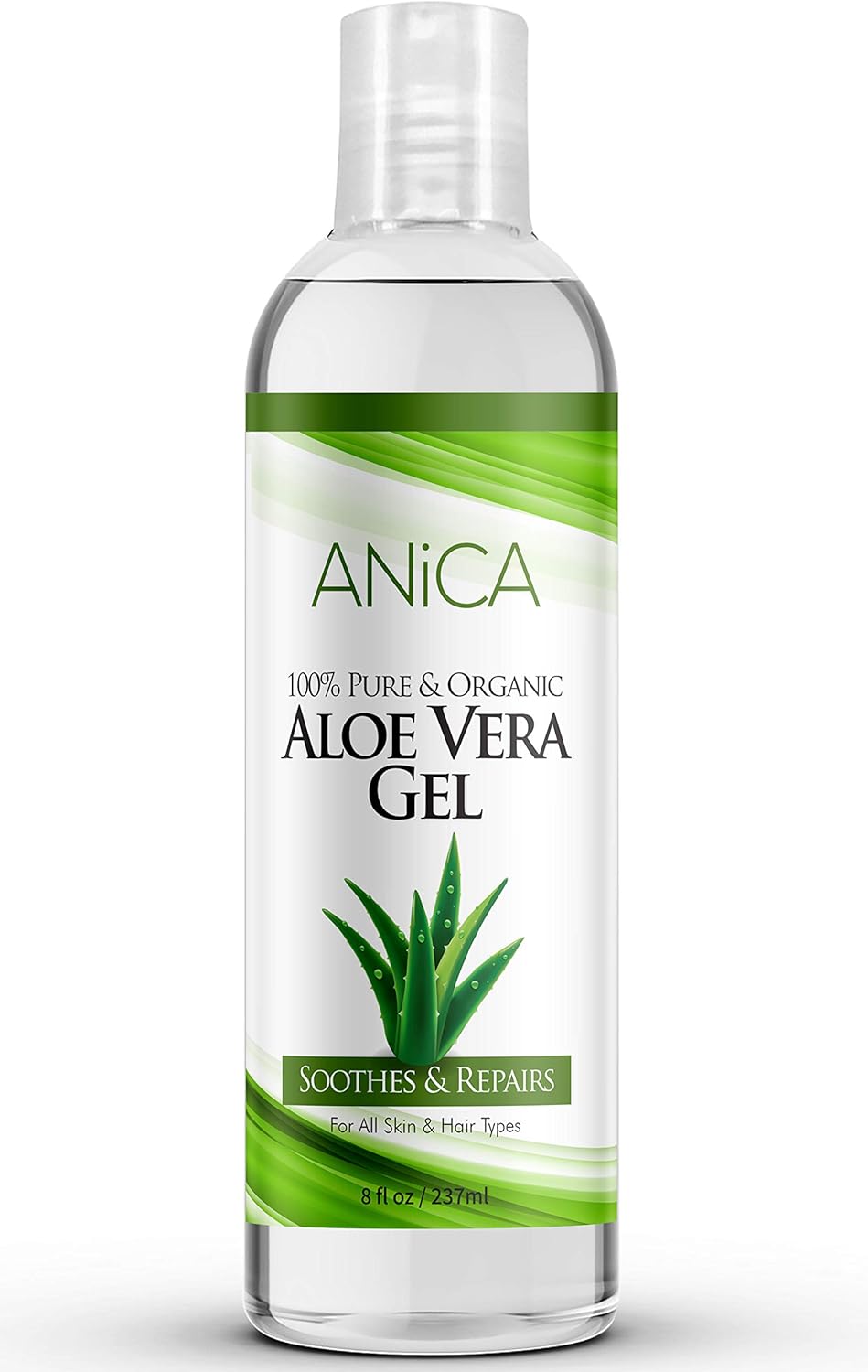 Aloe Vera Gel by Anica | Natural & Pure Skin & Hair Moisturiser | Great ...