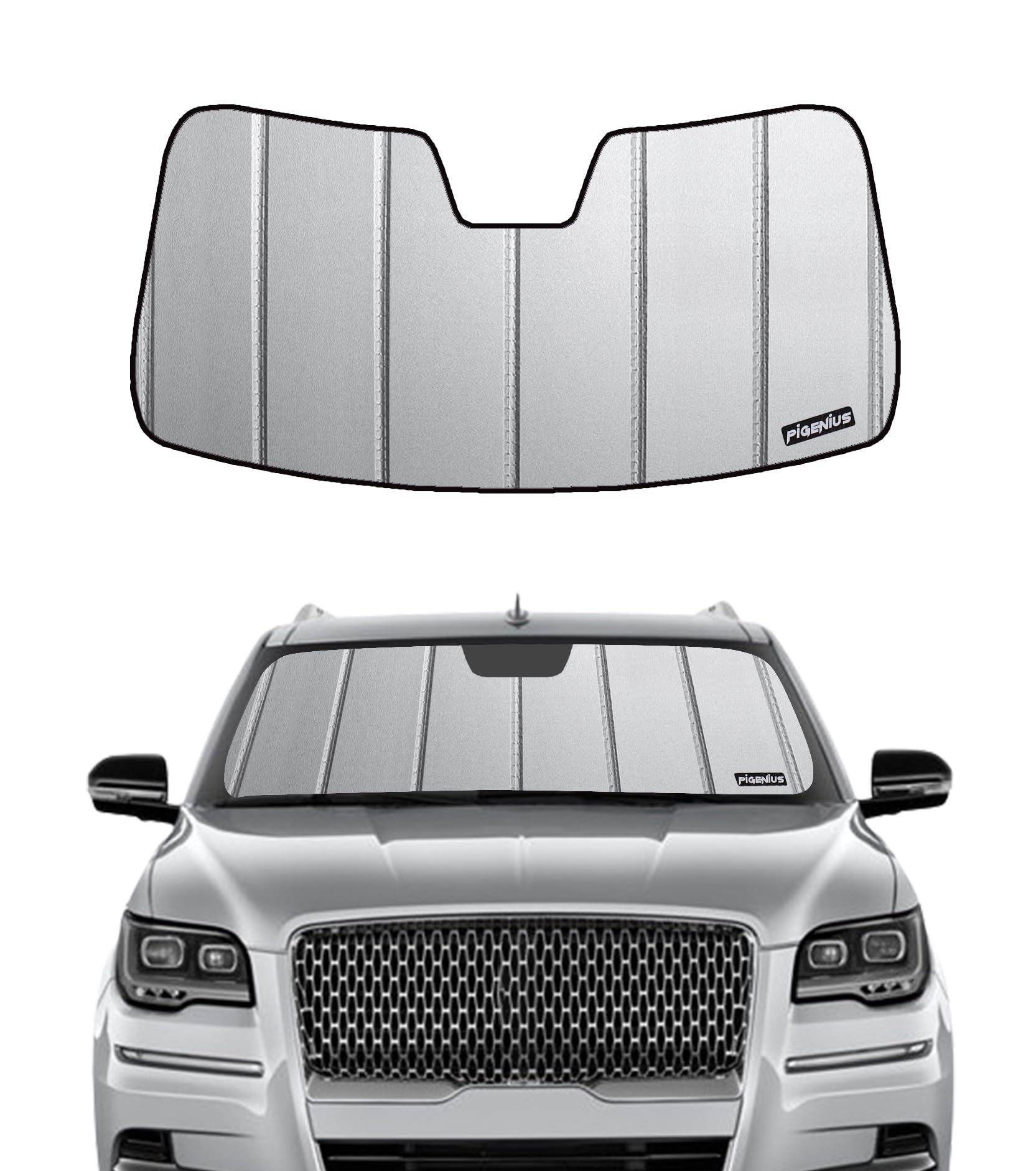 Pigenius Windshield Sun Shade for Lincoln Navigator 2018-2025 Custom ...