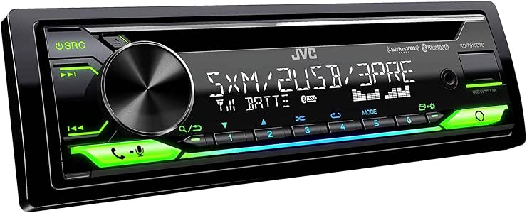 Amazon.com: JVC KD- T915BTS Bluetooth Car Stereo Receiver with USB Port - 2-Line LCD Display AM ...