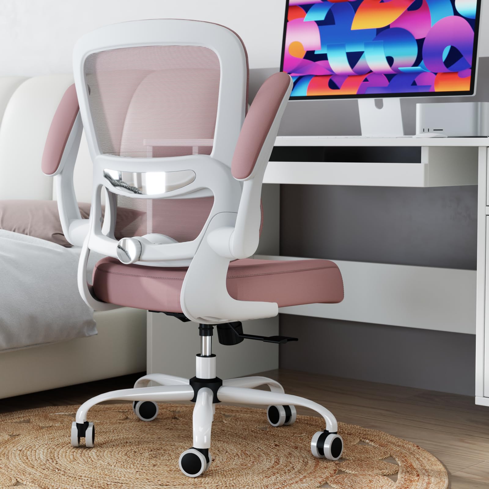 TRALT Office Chair - Ergonomic Desk Chair with Adjustable Lumbar ...