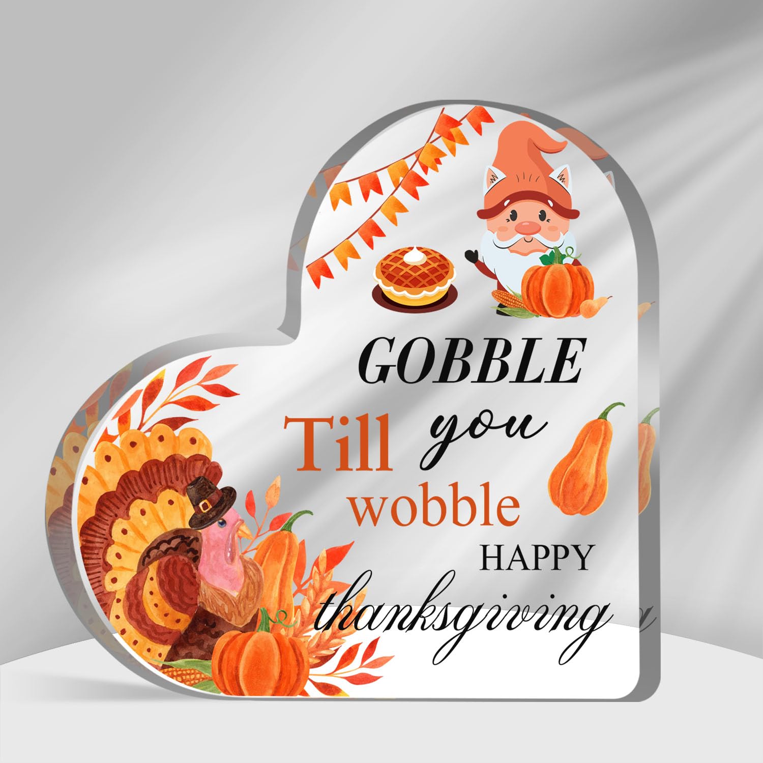 Fall Decor - Thanksgiving Decorations for Home, Autumn Paperweight ...