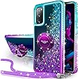 Amazon.com: Silverback Samsung Galaxy S20 FE 5G Moving Liquid Holographic Sparkle Glitter Case ...