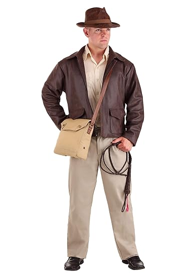 Indiana Jones Men's Premium Costume Medium Brown: Amazon.in: Clothing ...