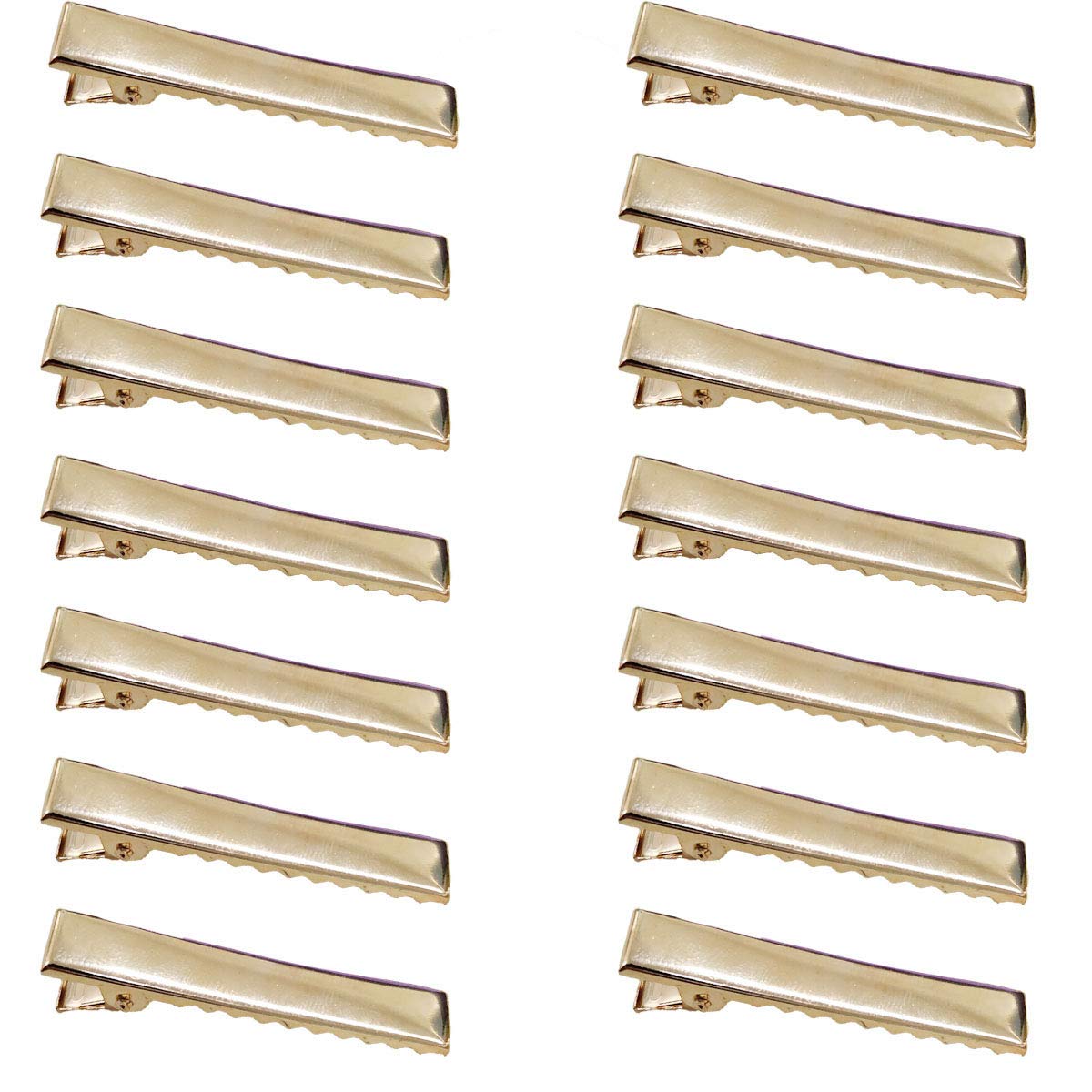Amazon.com : DeD 50 Pcs 4.5cm Gold Alligator Clips Metal Clips for DIY ...