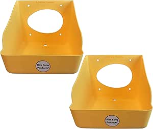 Amazon.com : Rite Farm Products 2 Pack Washable Poly Egg Nesting Box ...