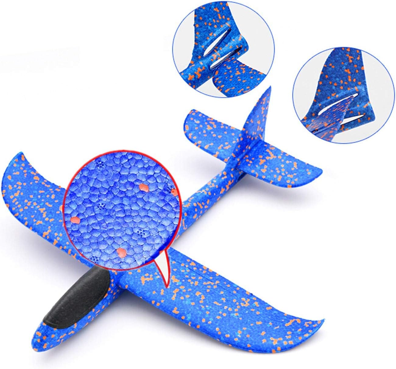 Queta 4 Packs Airplane Glider, Hand Throwing Foam Aircraft, Manual ...
