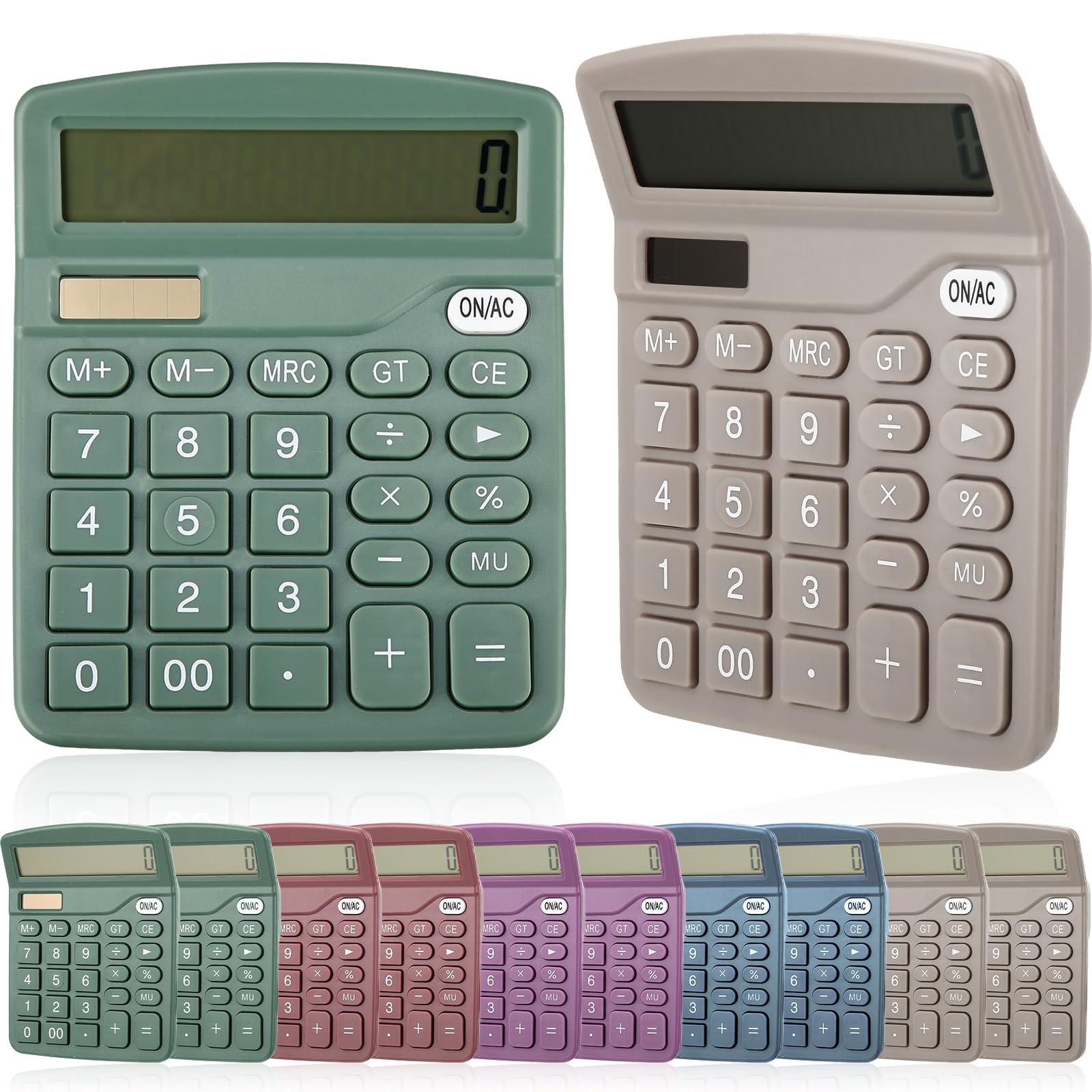 Mua Copkim 12 Digits Desktop Calculators Basic Calculator Standard Dual ...
