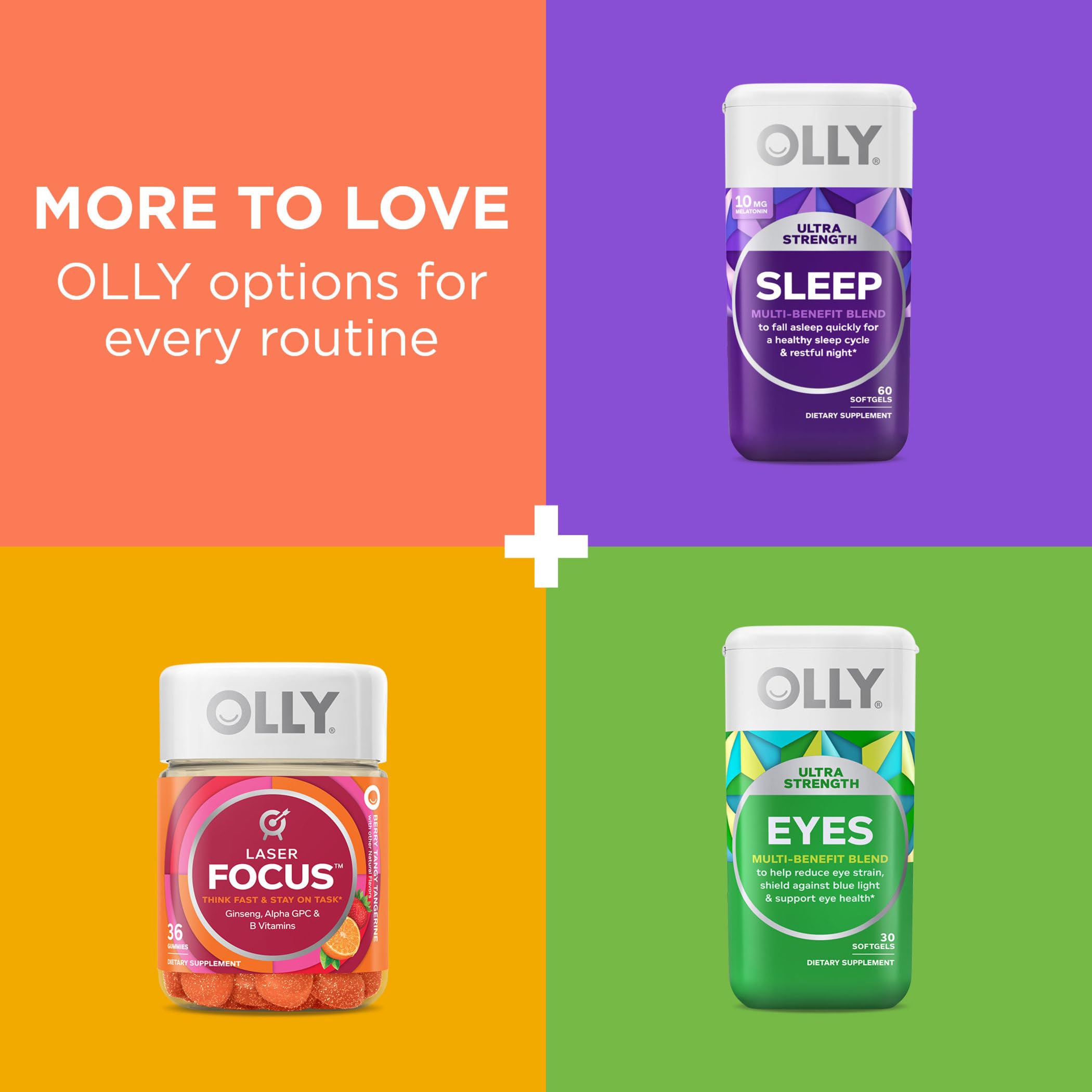 Mua OLLY Ultra Strength Brain Softgels, Nootropic, Supports Healthy ...