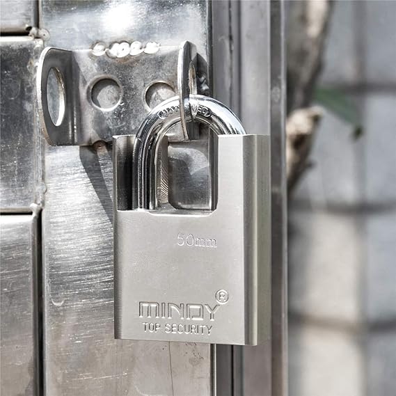 2in(50mm) Hardened Shrouded Padlock Hardware Security Lock with Keys ...