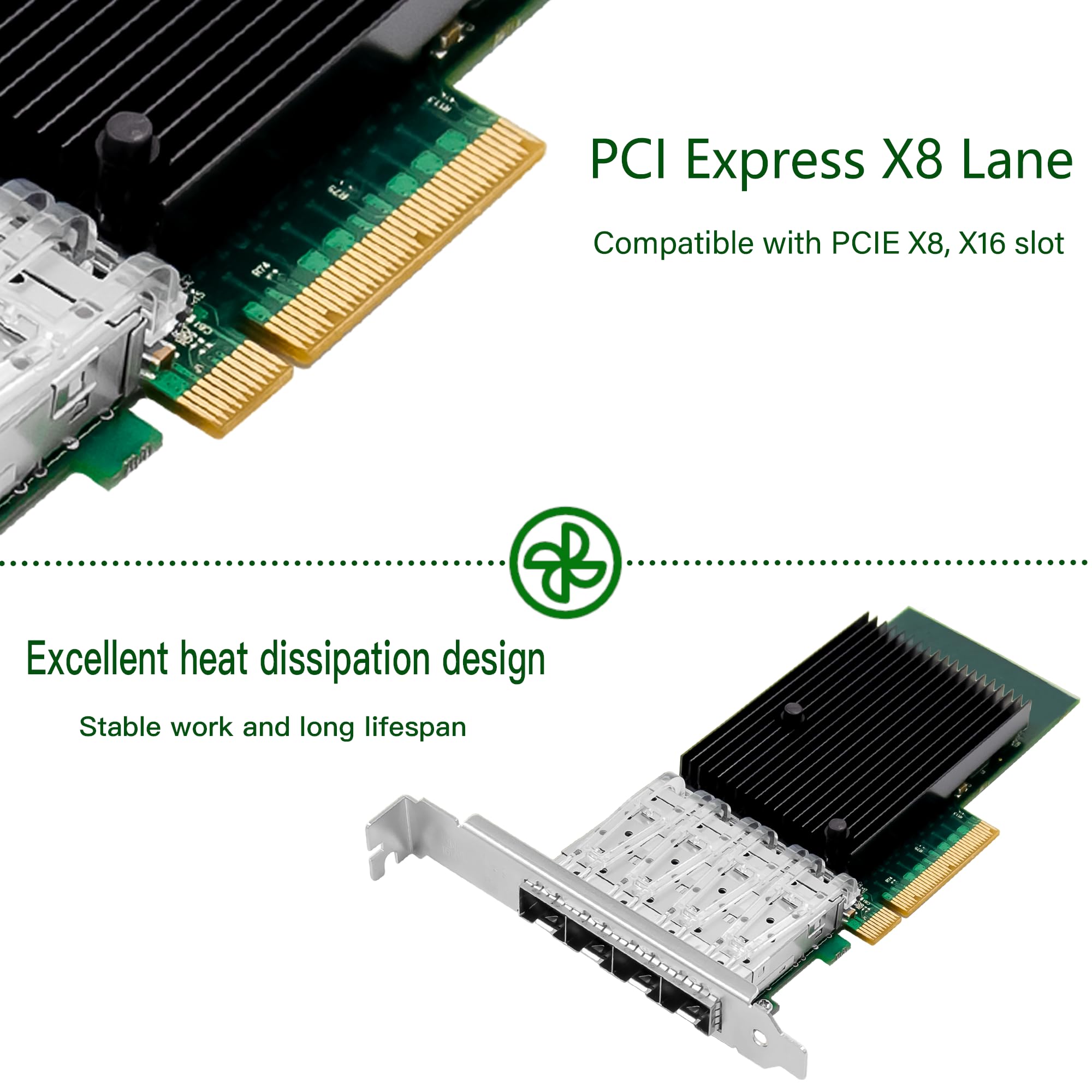 Mua XZSNET 10G Network Card with Intel XL710-BM1 Chip, 10GB PCI-E NIC ...