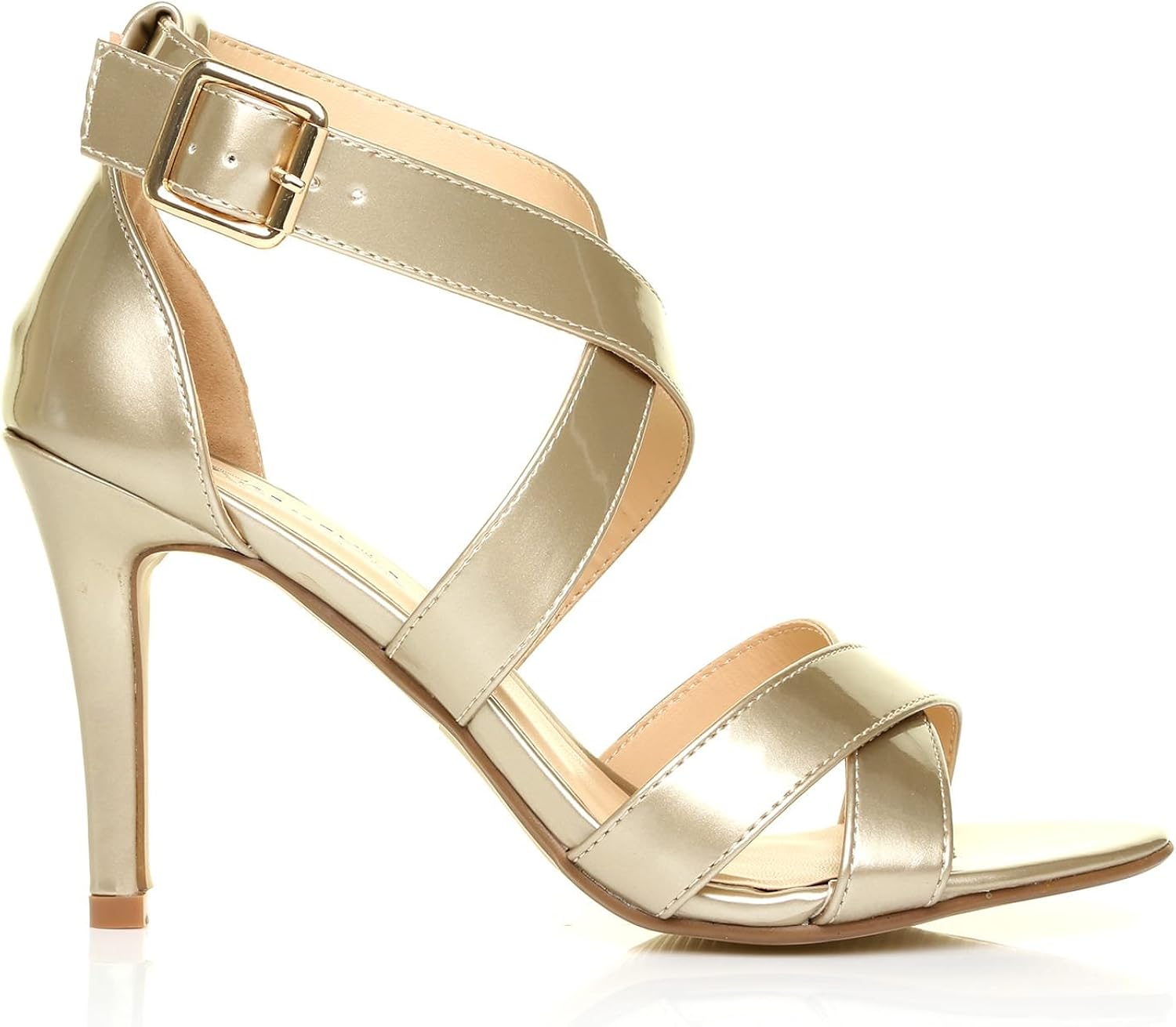 Sophie - Sandali Tacchi Alti Dorato Champagne Metallico Eleganti - Oro ...