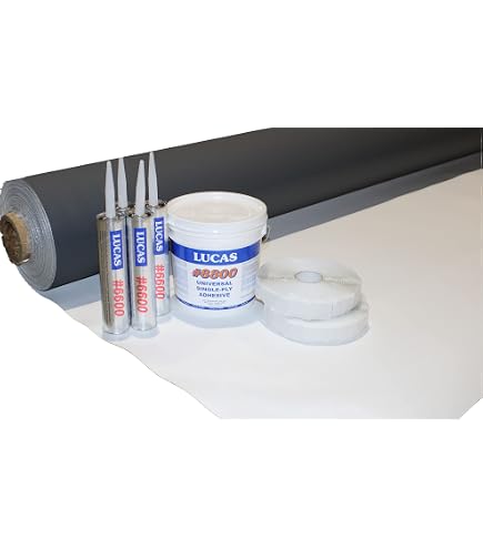 Replacement Kit ProCamp RV PVC Rubber Roof 9.5' Feet Wde Camper Roof ...