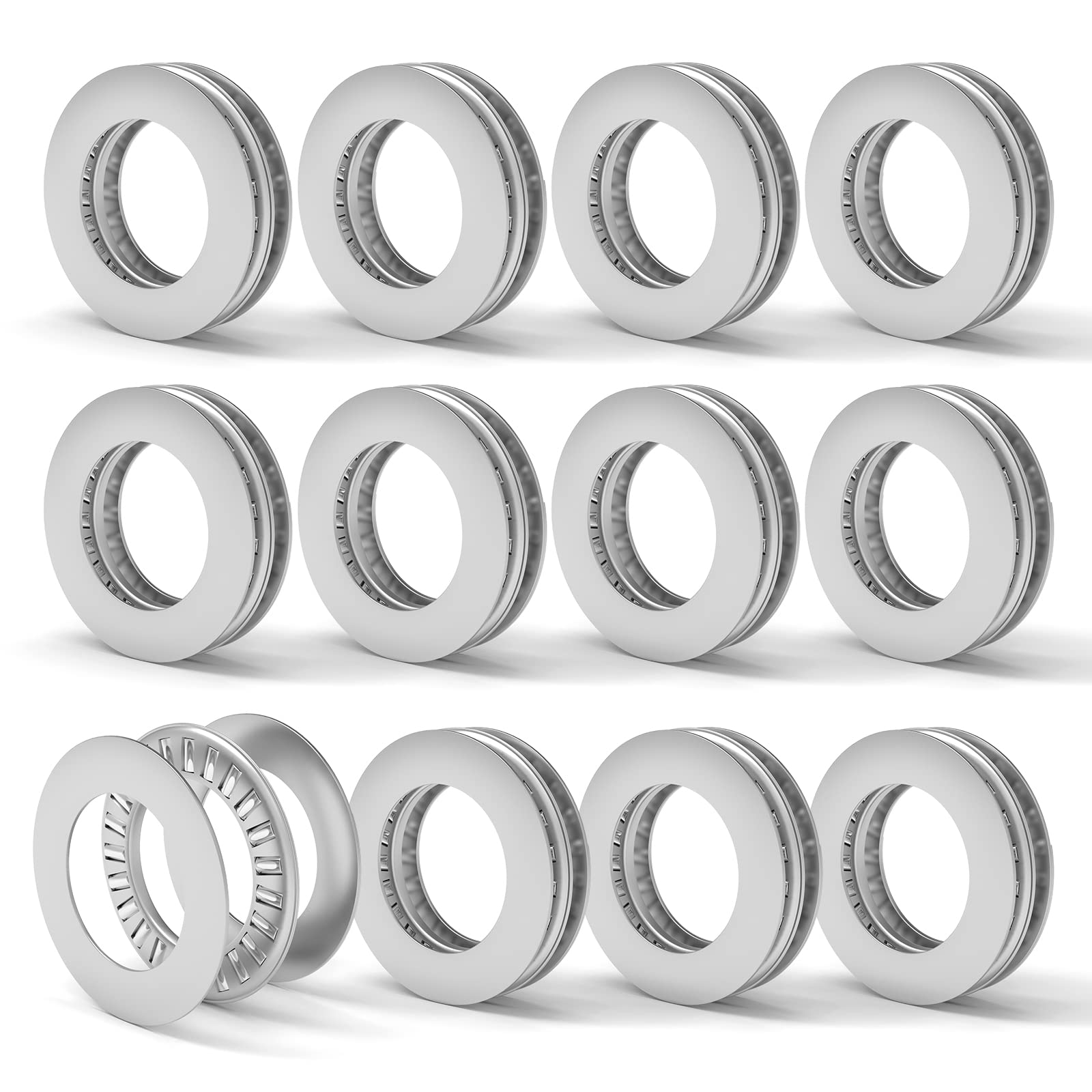 Mua 12 Sets Thrust Needle Roller Bearings with Washers, 3/4 Inch Bore 1 ...