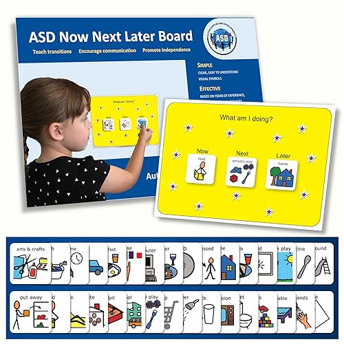 First Then Visual Schedule for Kids –Premium Durable Plastic –32 ...