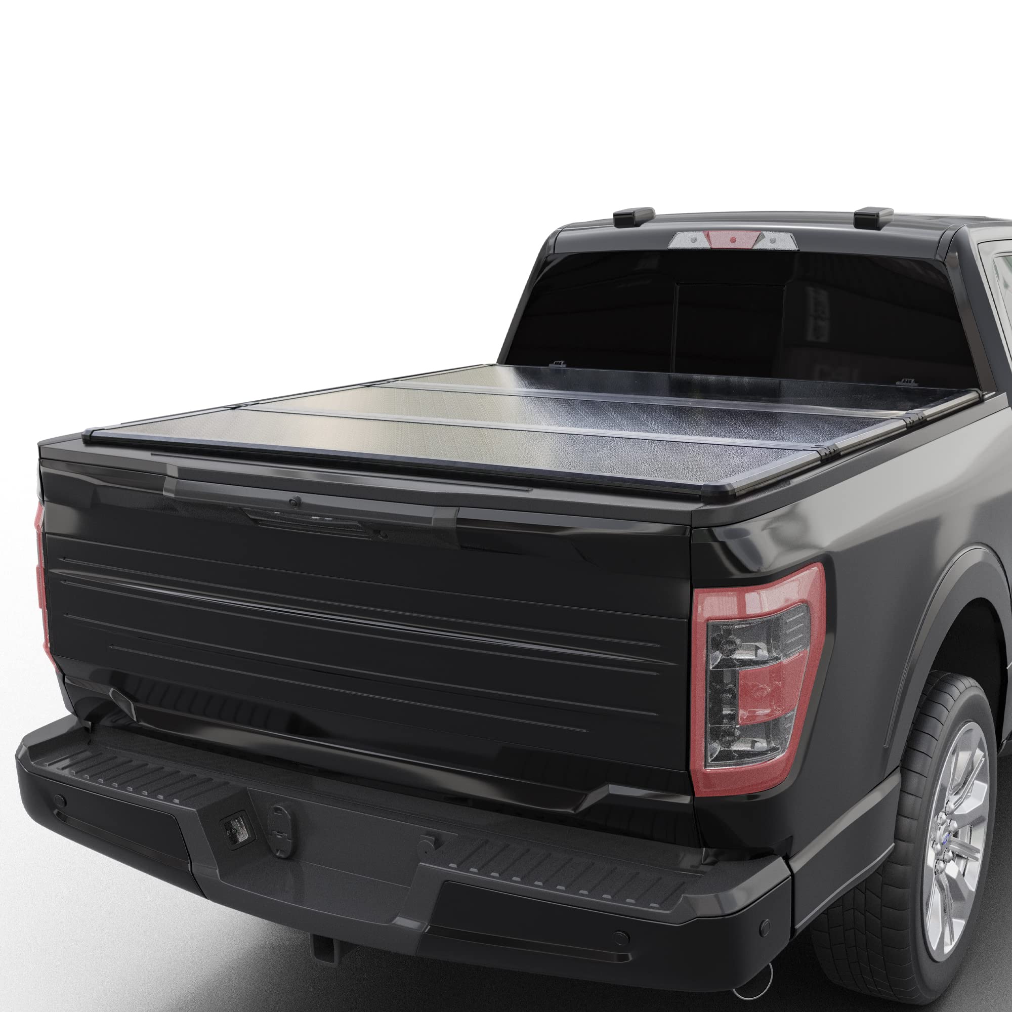 Calffree Hard Folding Truck Bed Tonneau Cover |CFHT-030|Fits 2019-2025 ...