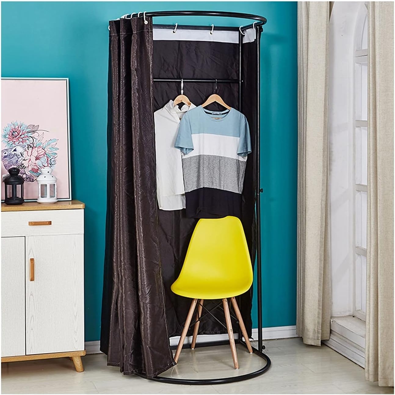 Portable Locker Room Privacy Protection Partition Fitting Room U-shaped ...