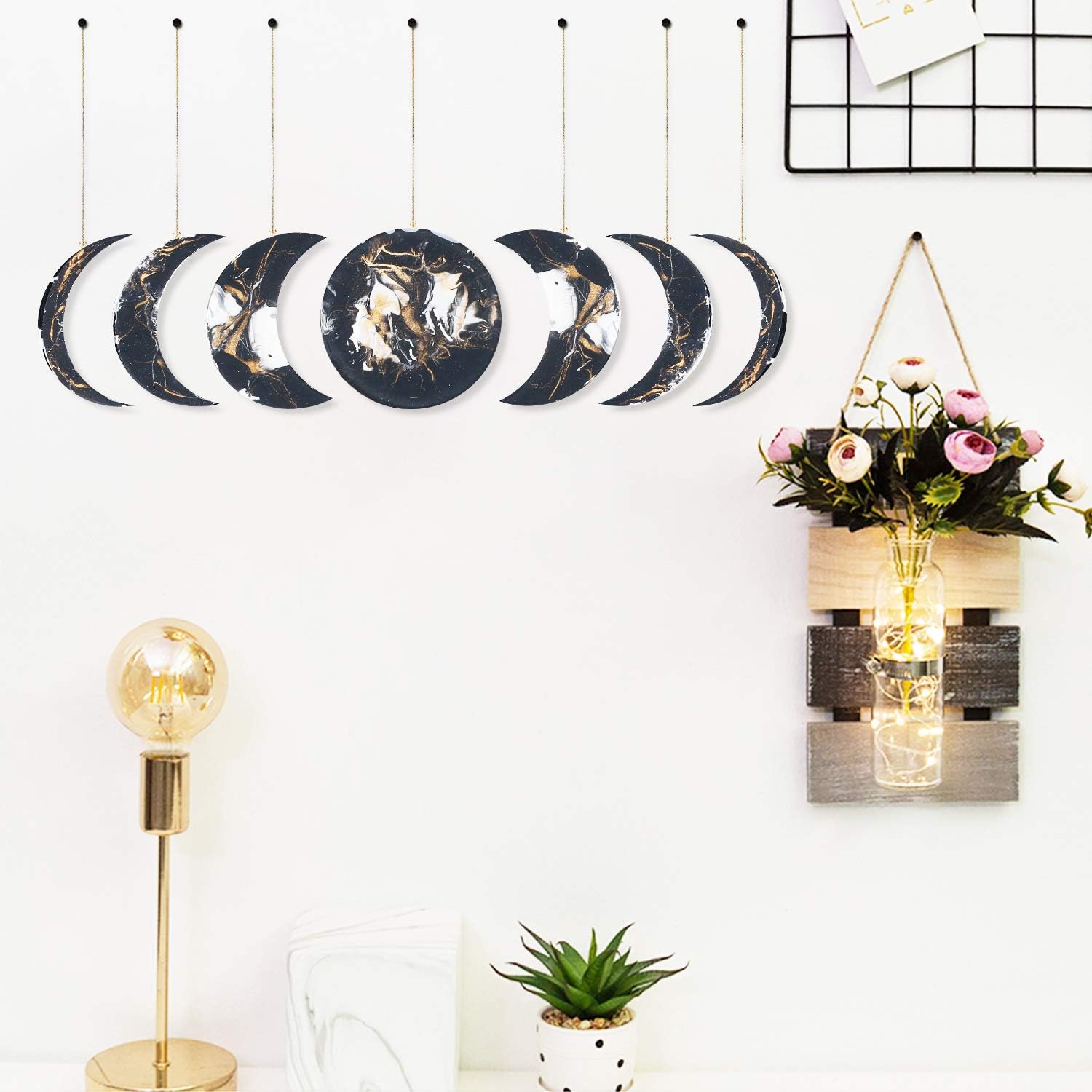 Hobby creativi giovane luna Stampi in resina con fasi lunari e ...