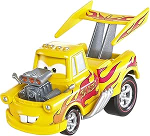 Mattel V2853 Megacoches Cars 2 - Funny Car Mater (Drag Star Mater ...