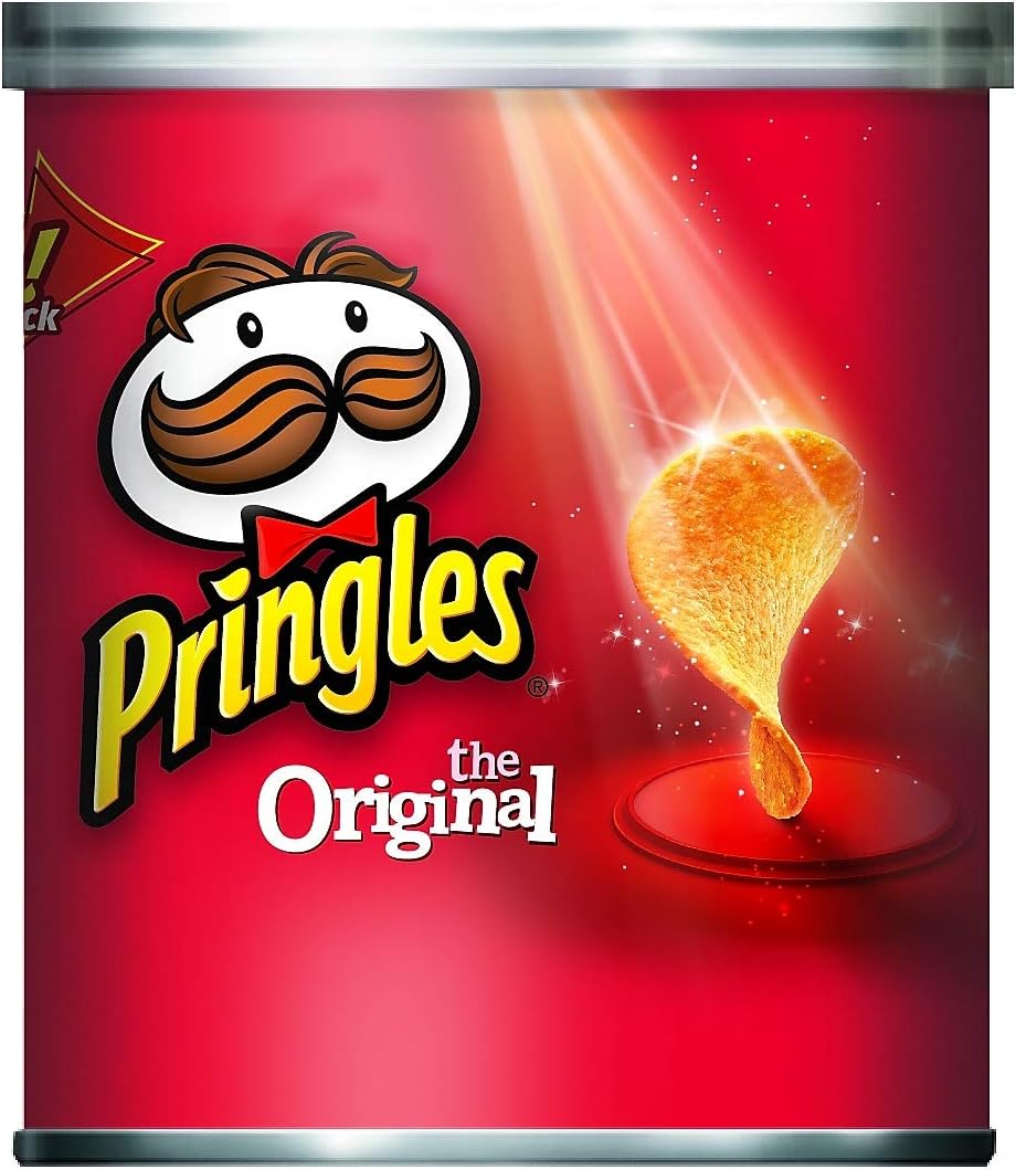 Pringles Potato Chips, 1.3 oz, Can, 36/Carton Original 36 Count: Amazon ...