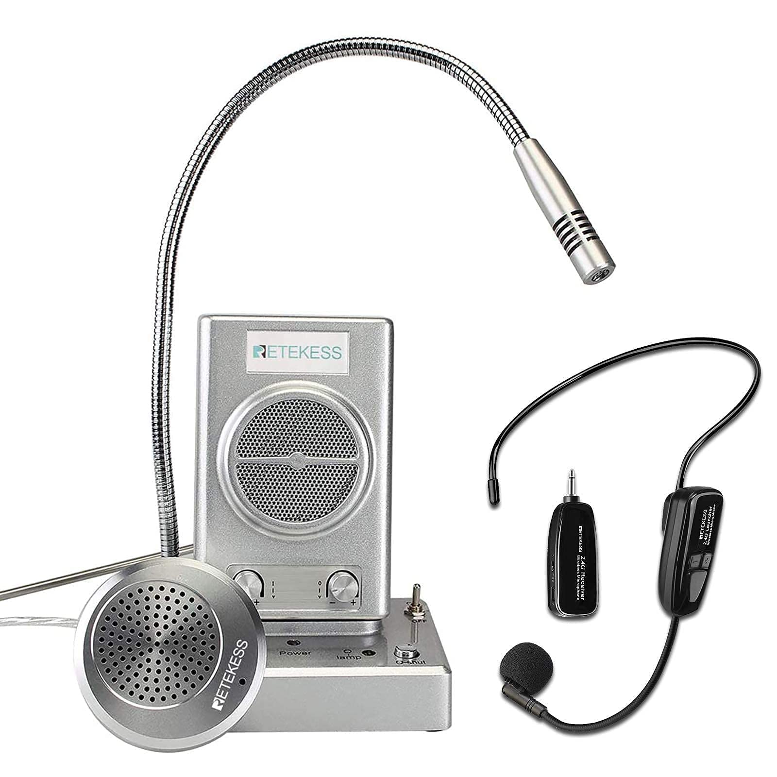 Mua Retekess TW102 Window Speaker System,2 Way Intercom System with TT123 2.4G Wireless ...