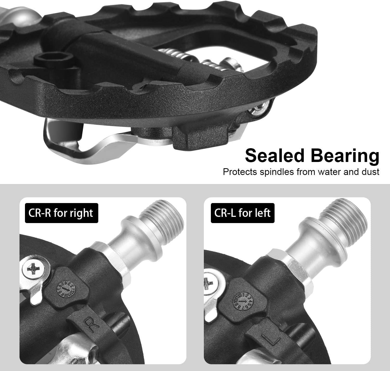 Transplant Dual Platform Multi-Purpose – SPD Pedal, SPD Mountain Bike ...