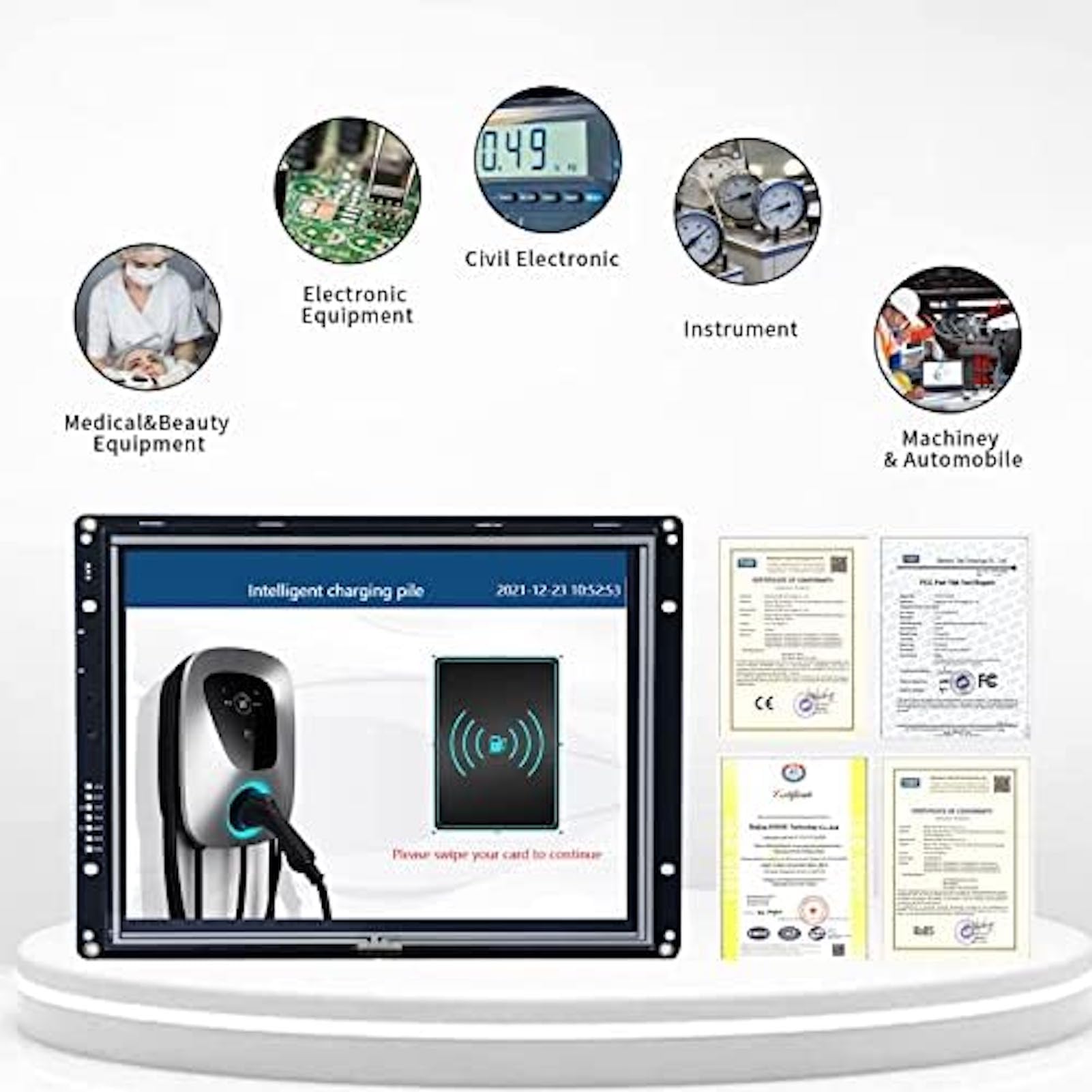 Mua SCBRHMI 7 inch Smart HMI TFT LCD Display Module with Complimentary GUI Software + UART Port ...