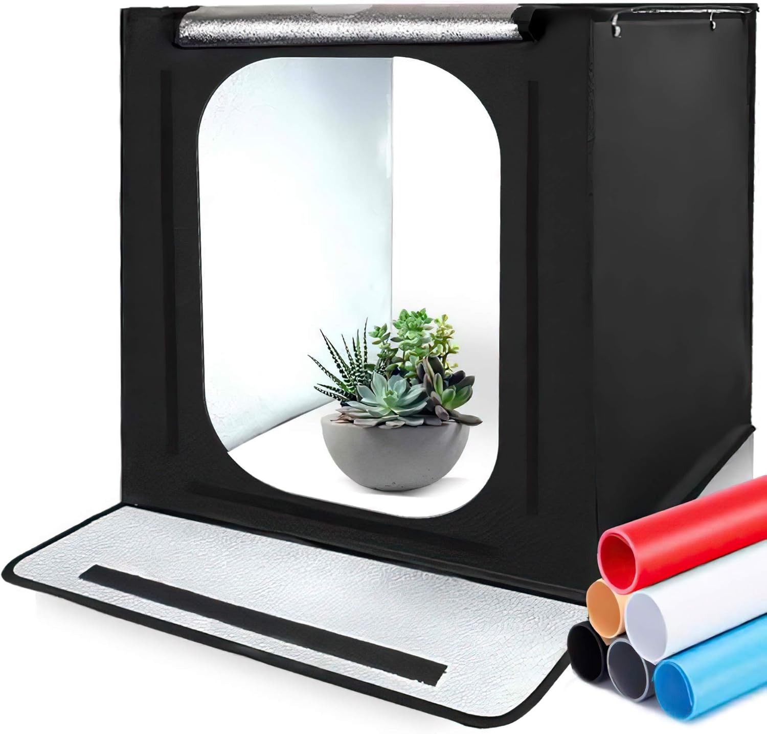 SAMTIAN Portable Light Tent 16”x16”x16” Photo Light Box Studio Shooting ...