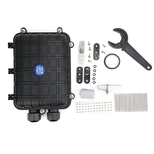 24 Core Fiber Termination Box 1~4 Layer Horizontal Alloy IP68 ...