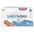 WaterWipes Plastic-Free Original Baby Wipes, 99.9% Water Based Wipes ...