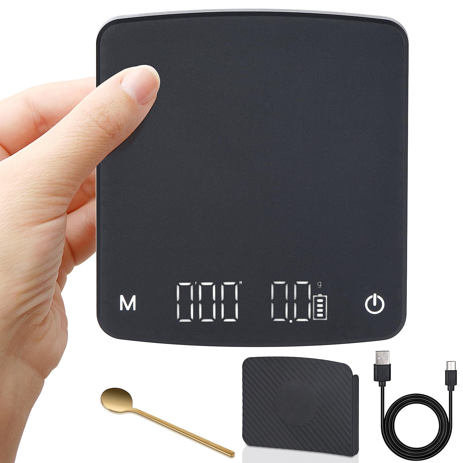 Mua Coffee Scale, Mini Espresso Scale with Timer, 2kg/0.1g High ...