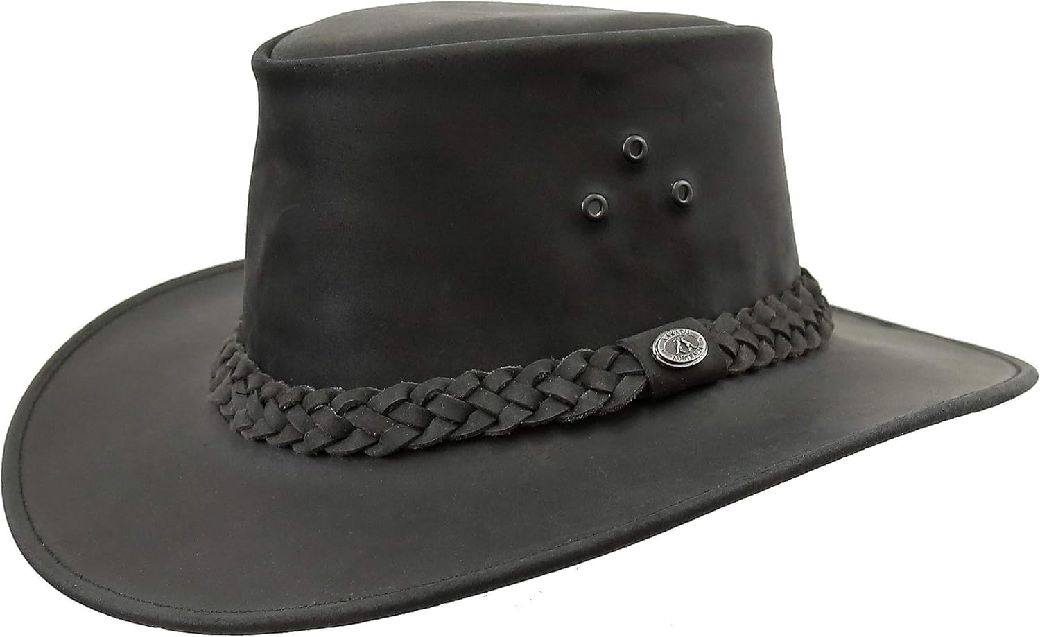Kakadu Traders Leather Bushranger Hat: Amazon.ca: Clothing & Accessories