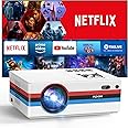 Amazon.com: [Netflix Officially/Dolby Audio] FUDONI Smart Projector ...