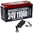 Amazon.com: Dakota Lithium - 24V 110Ah Lithium Battery - Deep Cycle Battery for 24v Trolling ...