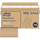 Tork Universal MK520A Multifold Paper Hand Towel, 1-Ply, 9.5" Width x 9 ...