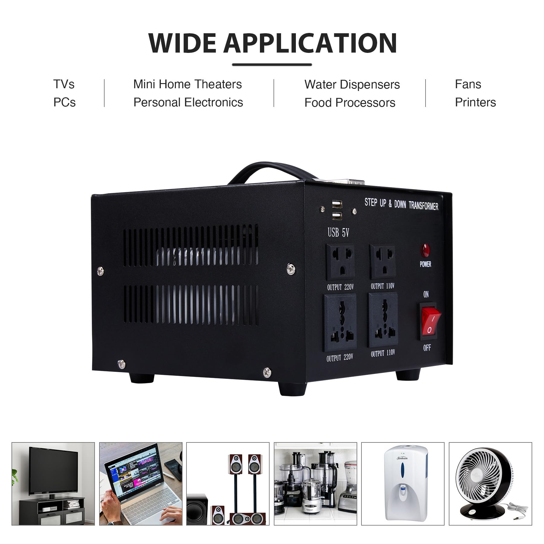Mua CO-Z Step Up & Down Transformer 3000W, PC & Appliances ...