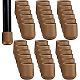8 Gray Folding Chair V-Tip Stabilizer Caps, 7/8 Inch OD - Heavy Duty ...