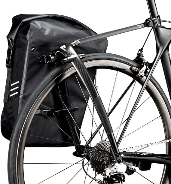 Tailfin Super Light Package | T1 Carbon Bike Rack + 1 x SL Pannier Bag ...