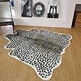 Amazon.com: NA Leopard Print Area Rug, 6.8x5.2ft Faux Fur Large Leopard ...