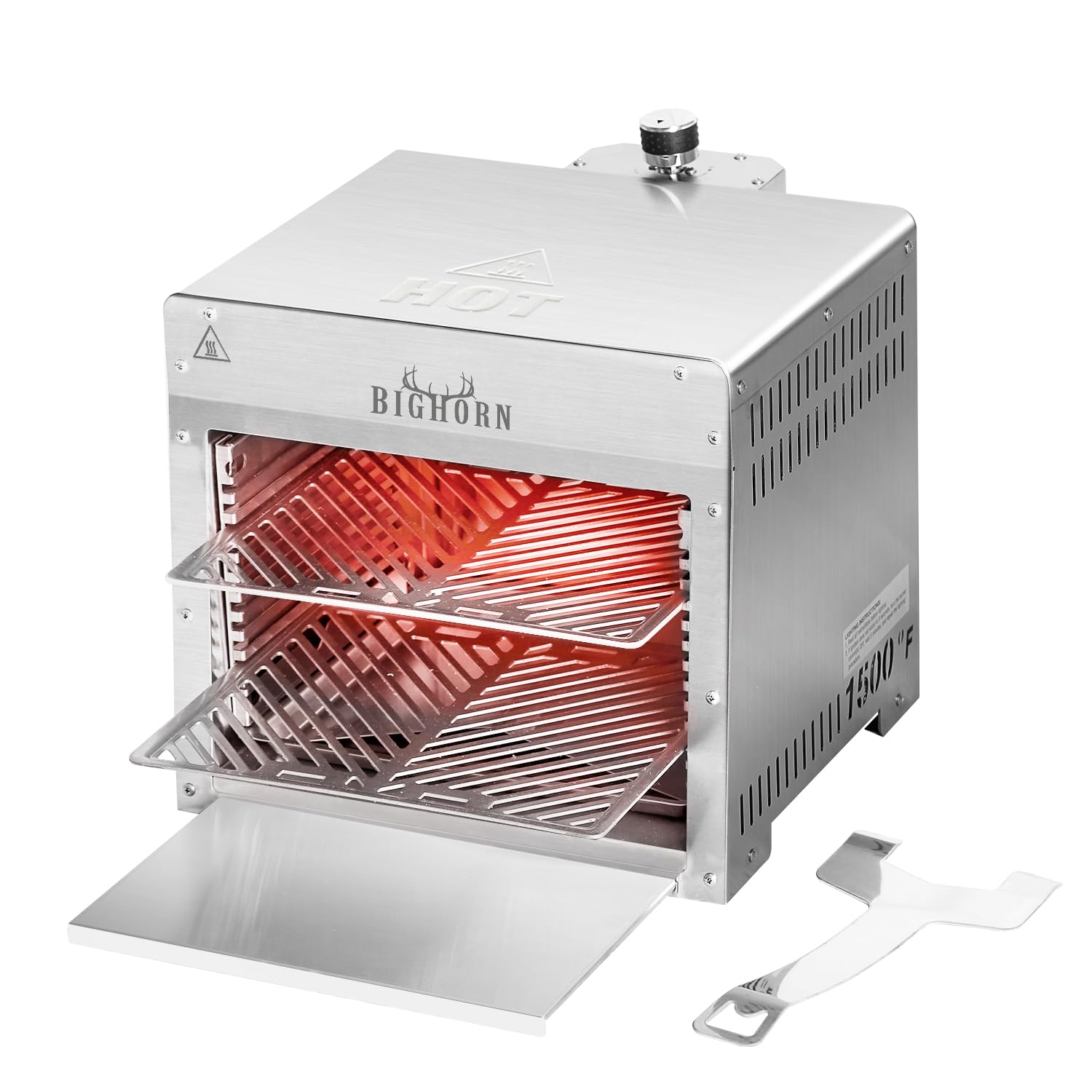 Mua BIG HORN OUTDOORS 1500°F Infrared Grill Tabletop Broiler, Portable Propane Steak Cooker ...