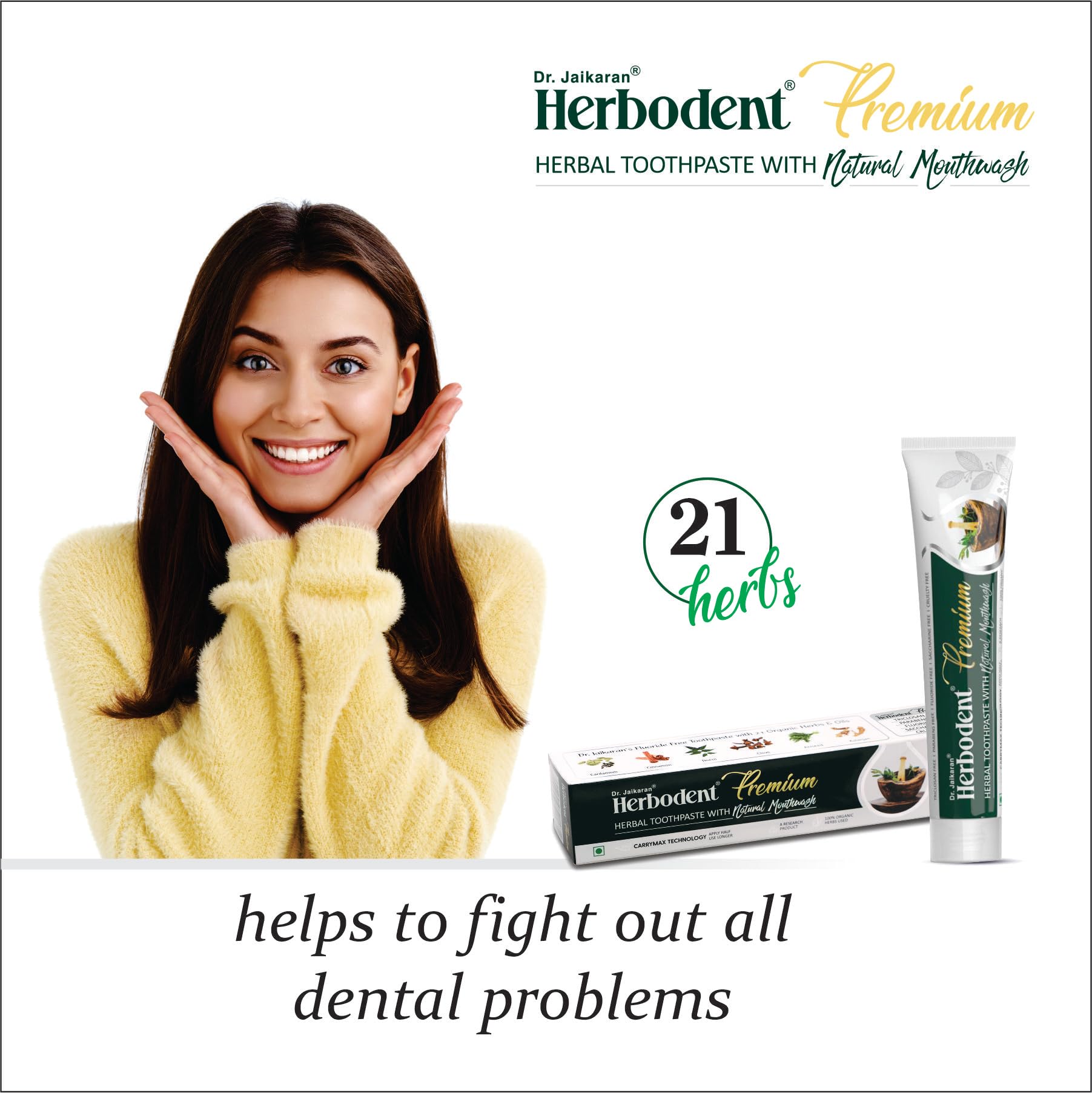 Mua Herbodent® Premium Toothpaste - 21 Herbs for Strong Teeth & Healthy ...