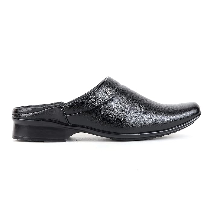 Buy Alstom Black Synthetic Leather Open Casual Half Shoes for Men's at ...