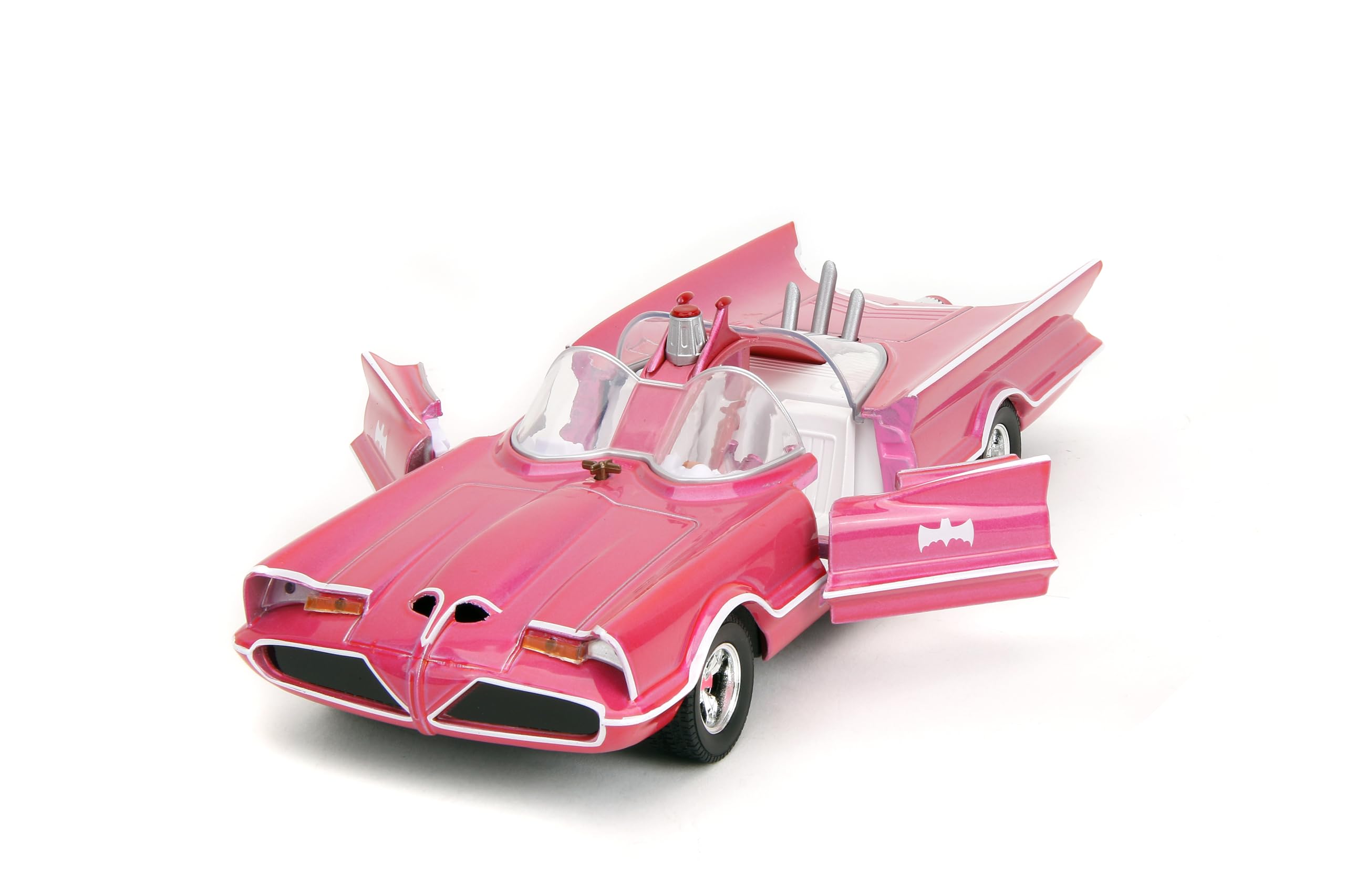 Mua Pink Slips W7 1:24 Classic TV Series Batmobile Die-Cast Car w/Base ...