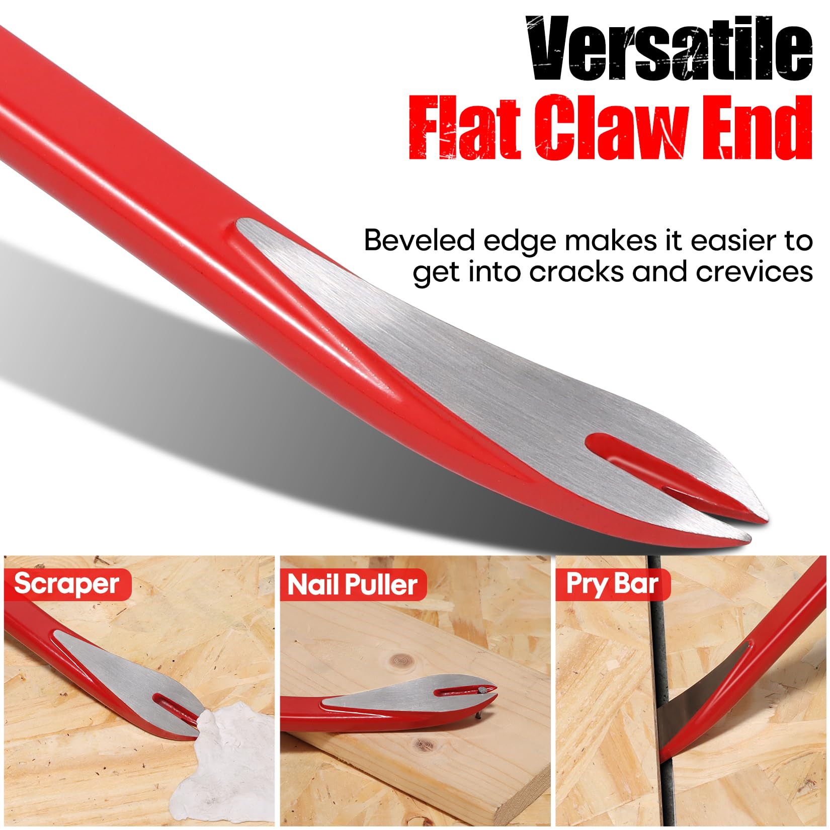 Mua SHALL 3-Piece Nail Puller Tool Set, 12’’, 10’’, 8’’ - Heavy Duty ...