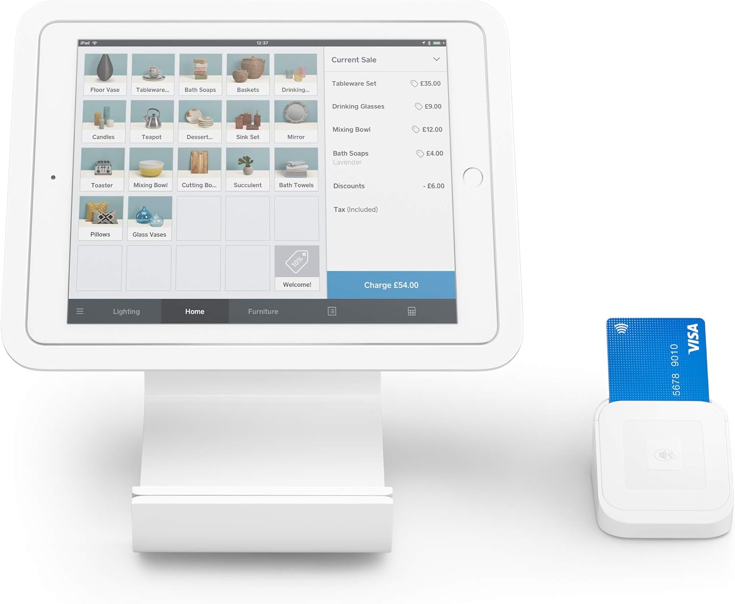 Square Stand Including Card Reader and Dock – Integrated payment ...