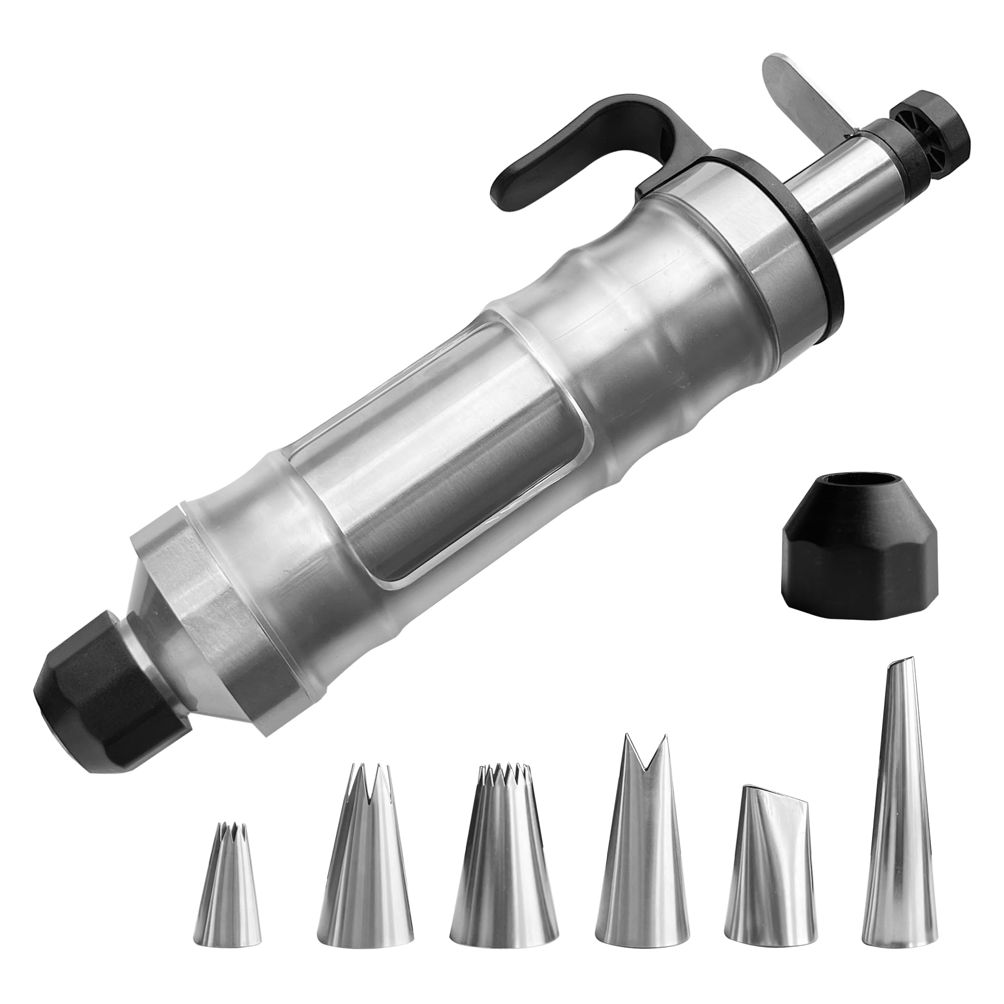 Icing Decoration Gun Set, Stainless Steel Cake Decorating Kit ...