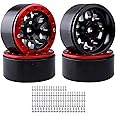 Amazon.com: HobbyPark Metal 1.9 Beadlock Wheels Rims 1/10 RC Crawler Upgrades for Traxxas TRX-4 ...